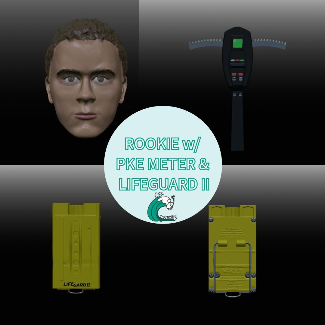 Rookie Ghost Fighter, Custom Figure Kit, 1/10 or 1/12 Action Figure ...