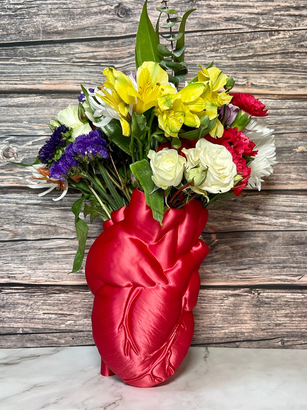 3d Printed Heart Vase, Valentine's Day, Home Decor, Valentines Gift ...