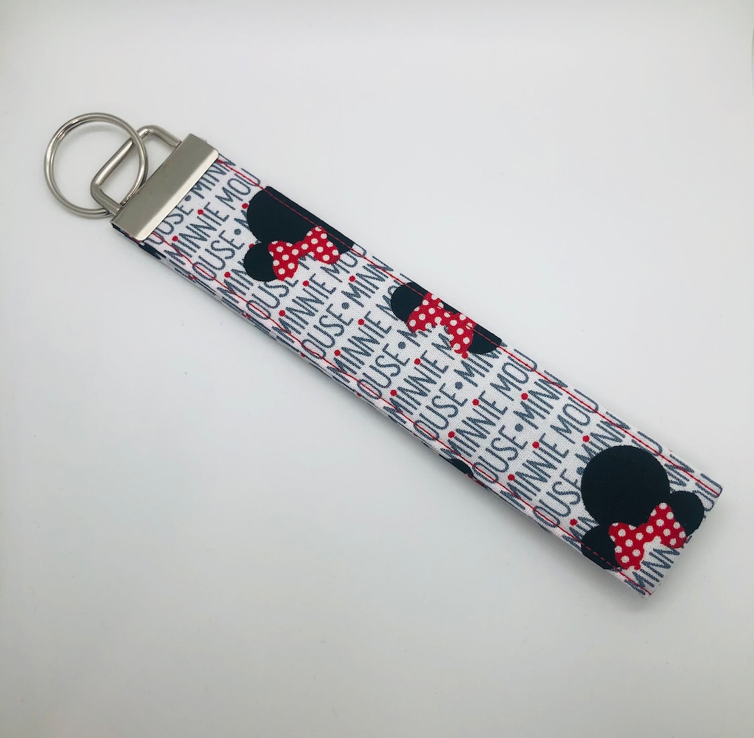 Disney Inspired Minnie Mouse Key Fob | Keychain - Etsy