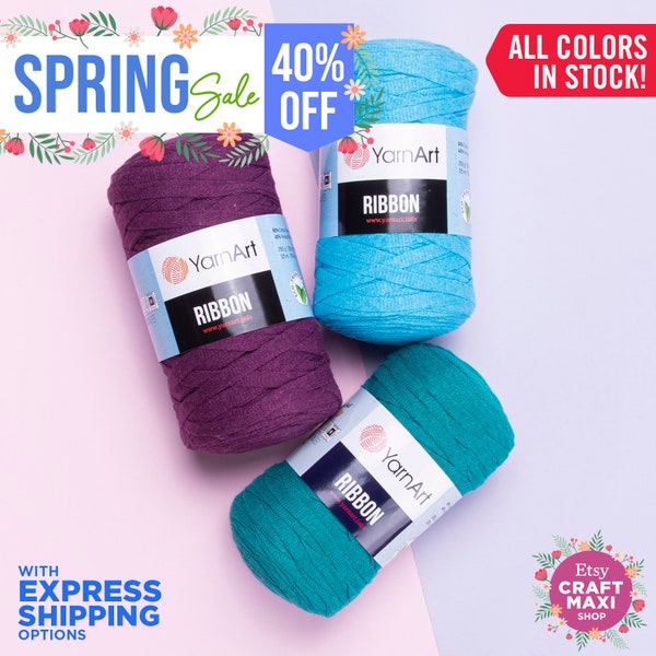 Ribbon Yarn - Etsy