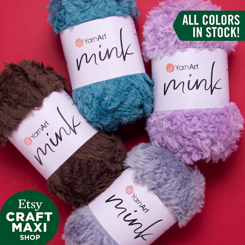 Faux Fur Yarn Threads - Etsy