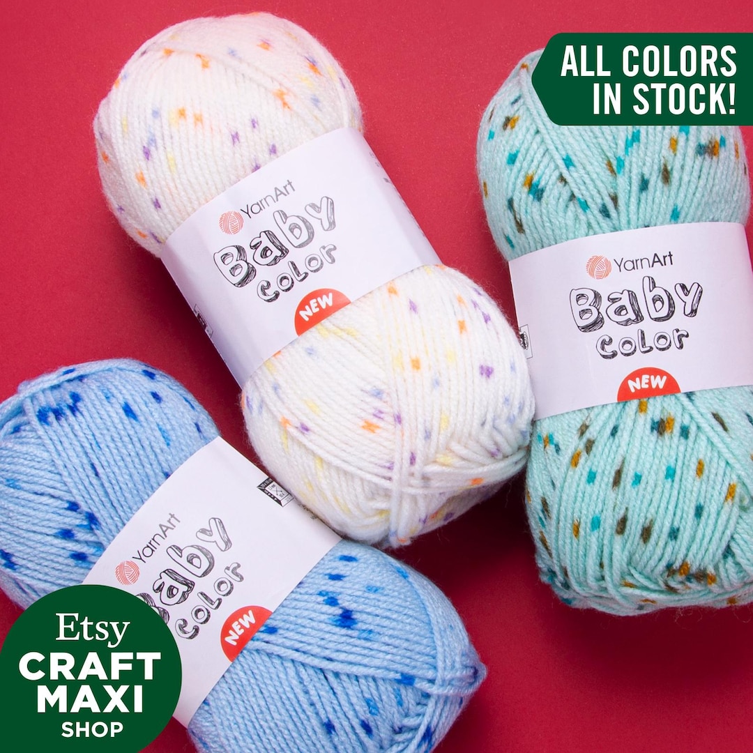 Yarnart Baby Color New: Colorful Soft Baby Yarn Knitting Crocheting ...