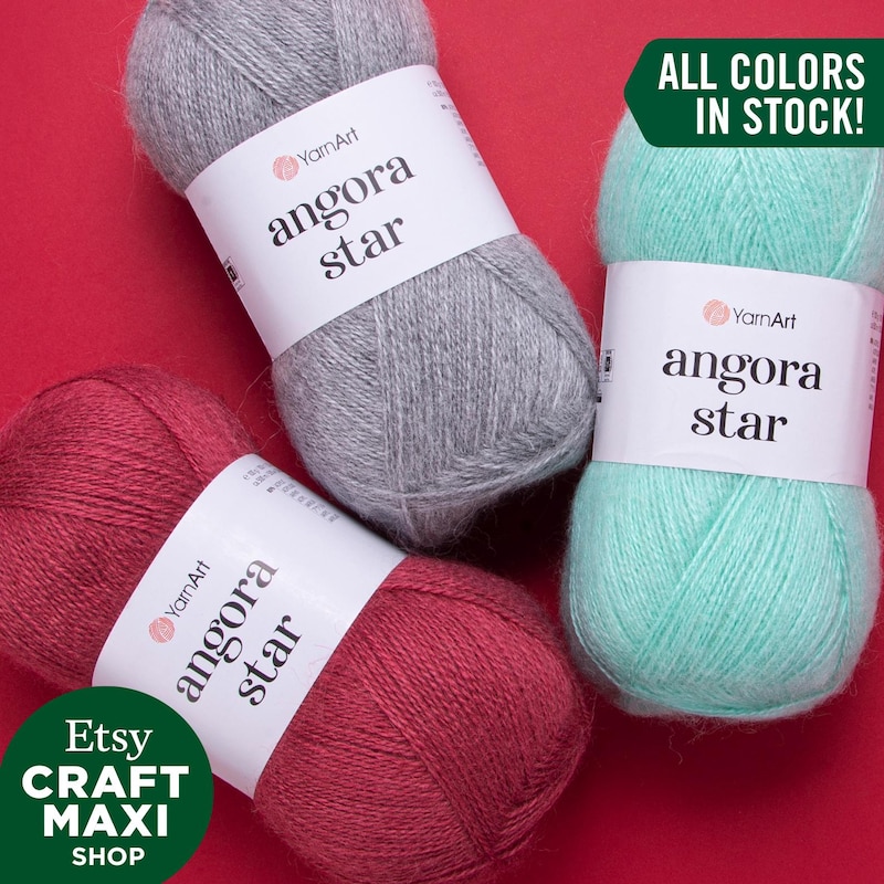 Angora Yarn - Etsy
