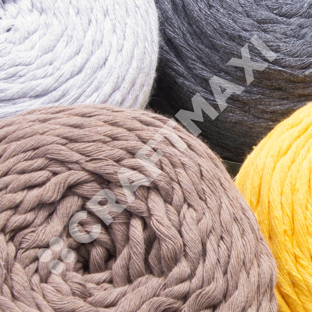 YARNART TWISTED MACRAME 60% Cotton Macrame Cord Cotton - Etsy