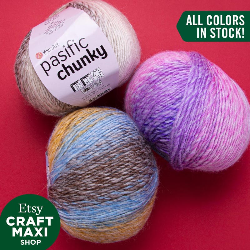 Multicolor Wool Yarn - Etsy