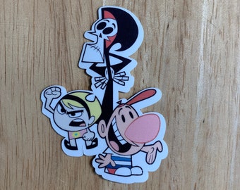 Mandy Sticker Grim Adventures of Billy and Mandy Laptop Sticker Journal ...
