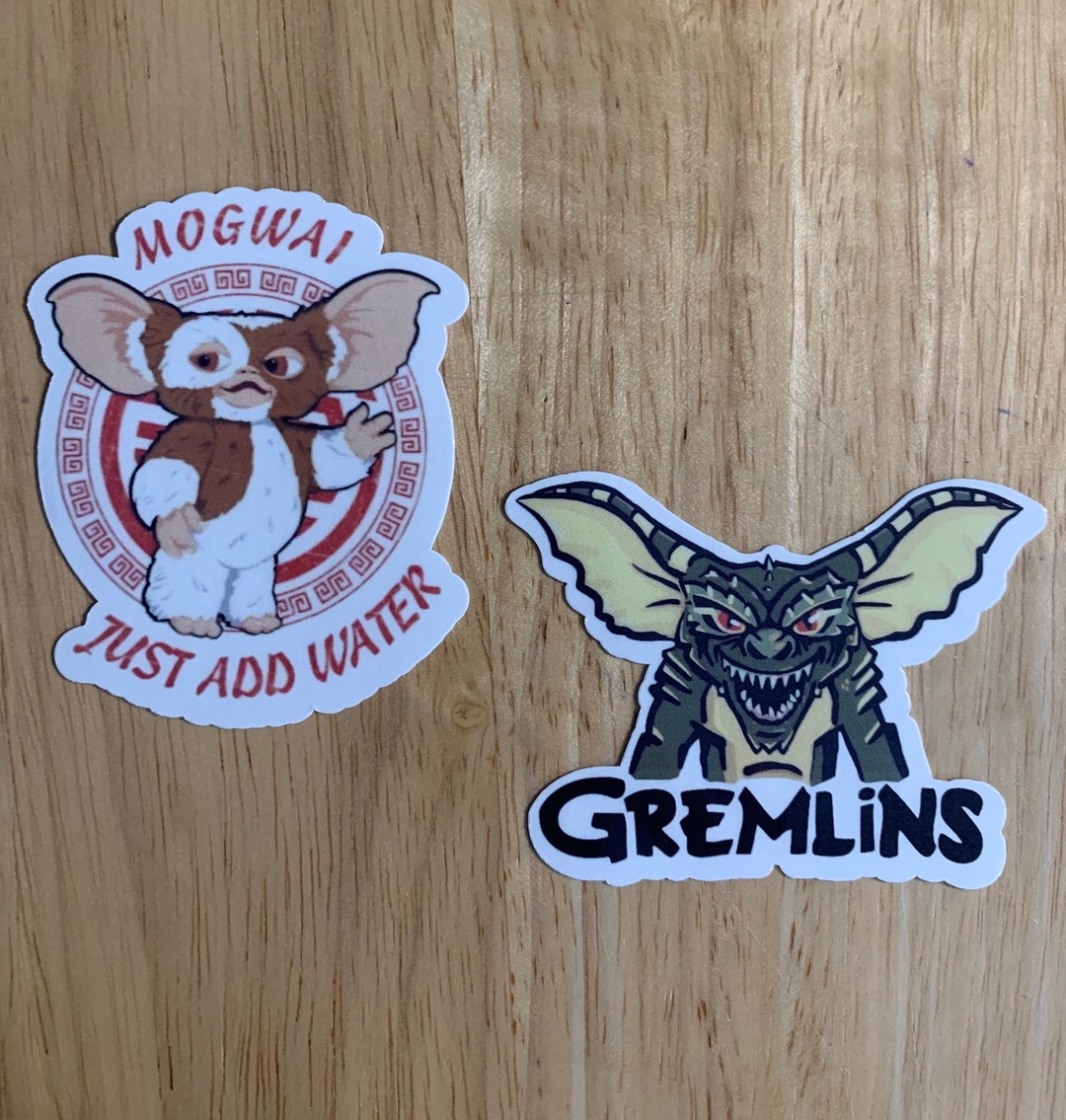 Gizmo/ Stripe/ Gremlins Sticker Pack of 2 - Etsy