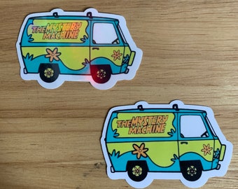Mystery Machine Laptop and Water Bottle Waterproof Sticker - Etsy