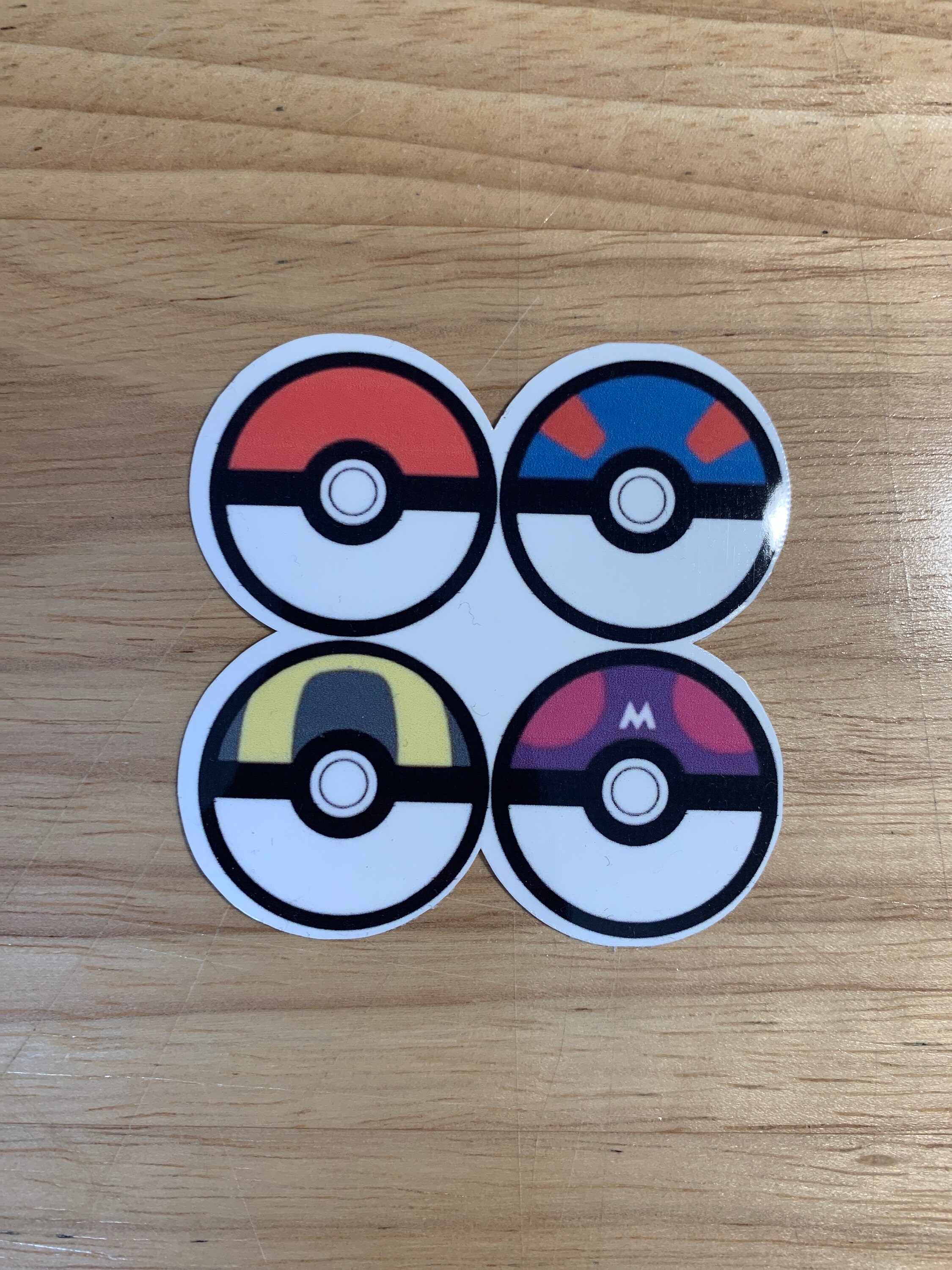 Poké-balls/pokemón Sticker - Etsy