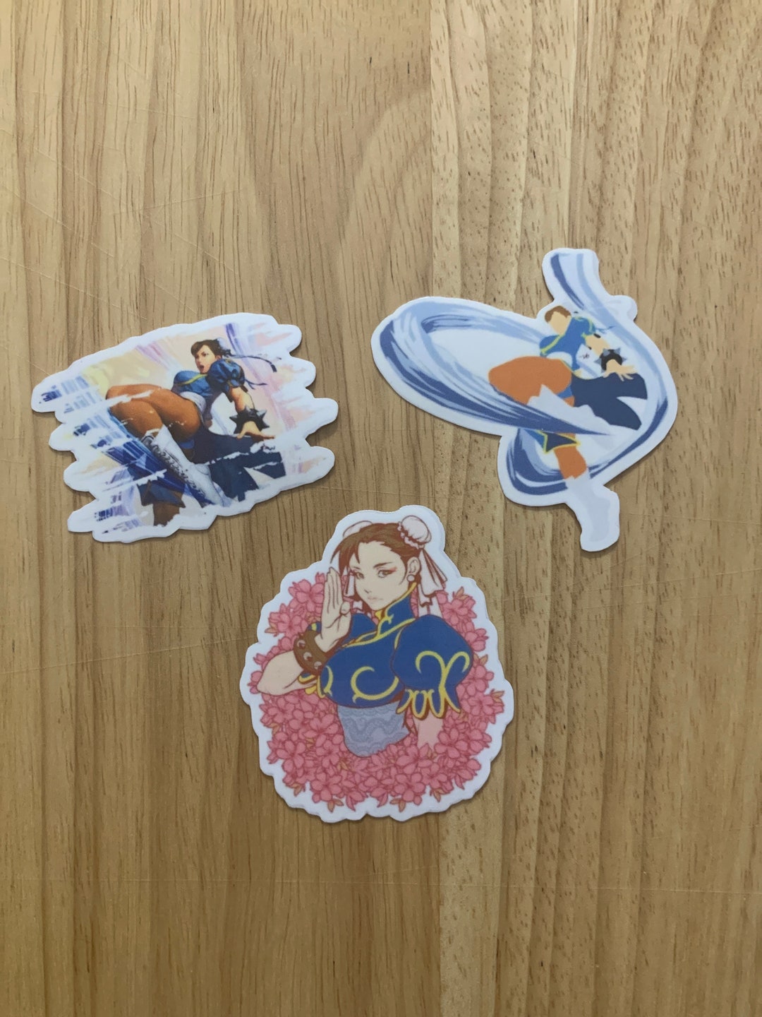 Chun-li Stickers Pack of 3 street Fighter - Etsy