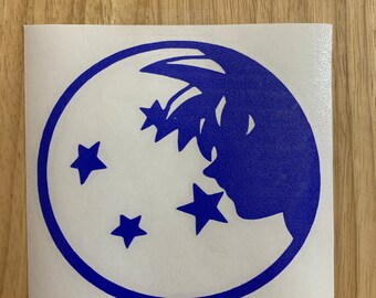 Vinyl Goku Black Decal Dragonball - Etsy