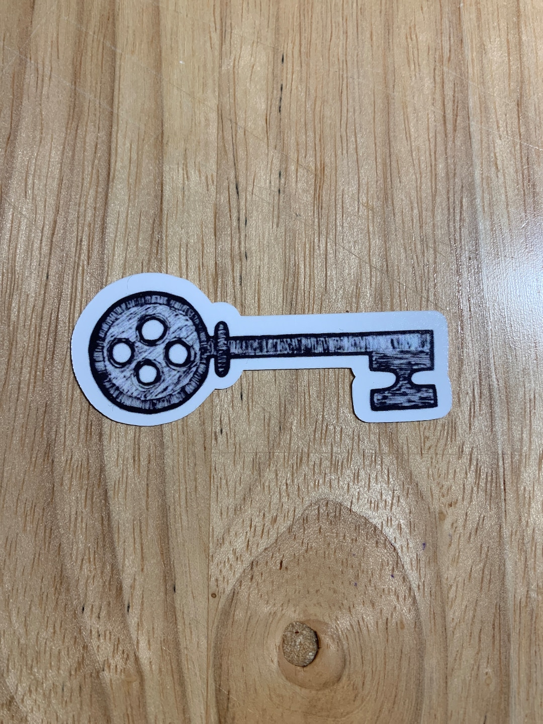 Coraline Button Key Sticker - Etsy