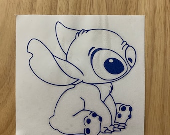 Vinyl Decal Car Decal Sticker Lap Top Stitch Waving - Etsy