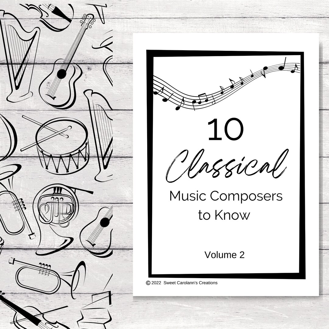 10 Classical Composers to Know Volume 2 - Etsy