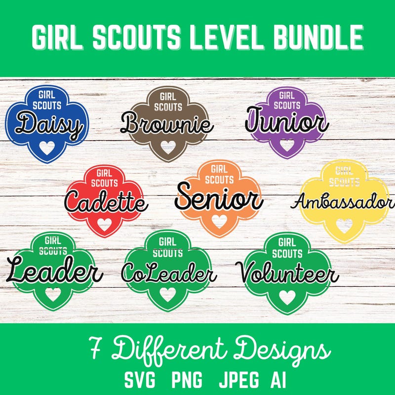 Girl Scout Cricut - Etsy