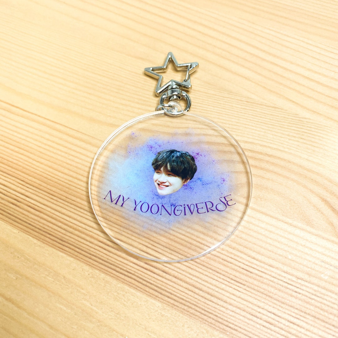 Min Yoongi / Suga “my Yoongiverse” Acrylic Charm Keychain | Keychains ...