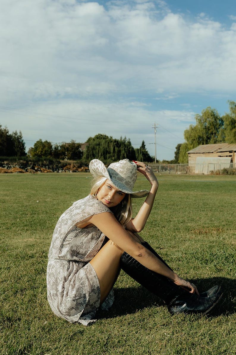 Viper's Veil Handmade Cowboy Hat - Etsy