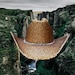 Golden Savannah Cheetah Print Handmade Cowboy Hat (as Seen on Brittnay ...