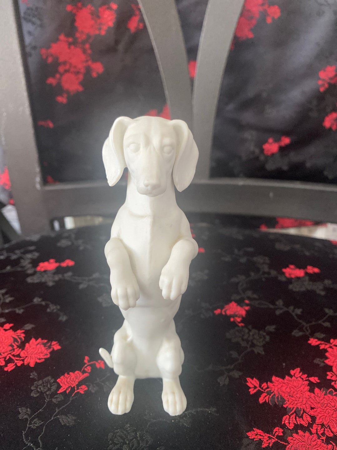 Vintage Kaiser Porcelain Bisque Dog Standing Dachshund West - Etsy