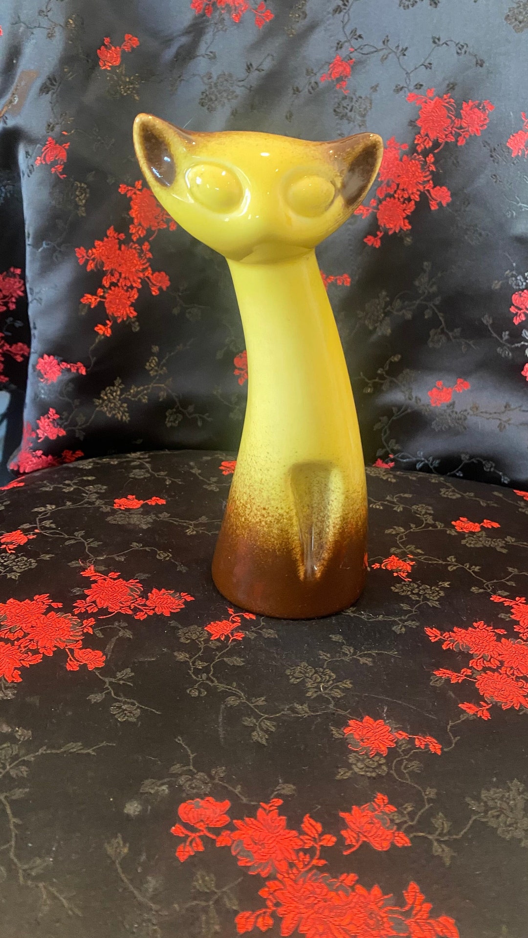 Vintage Howard Pierce California Pottery Mid Century Modern 10 1/4 Cat ...