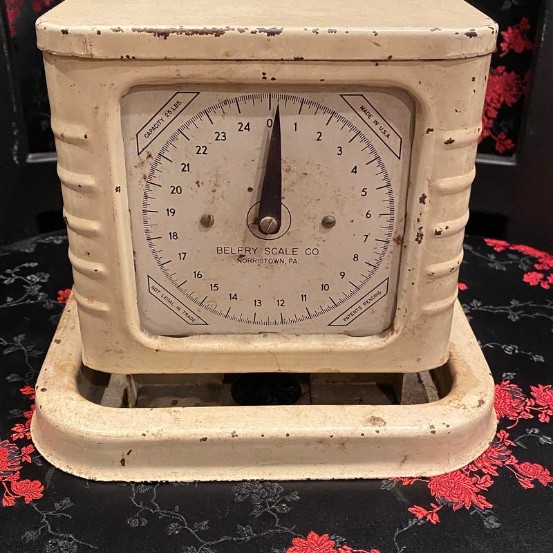 Vintage Metal Scale - Etsy