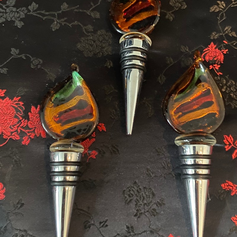 Orange Glass With Stopper - Etsy