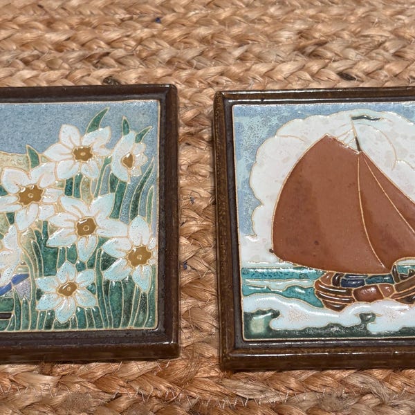 Cloisonne Tile Delft - Etsy