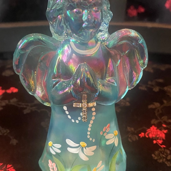 Fenton Glass Angels - Etsy