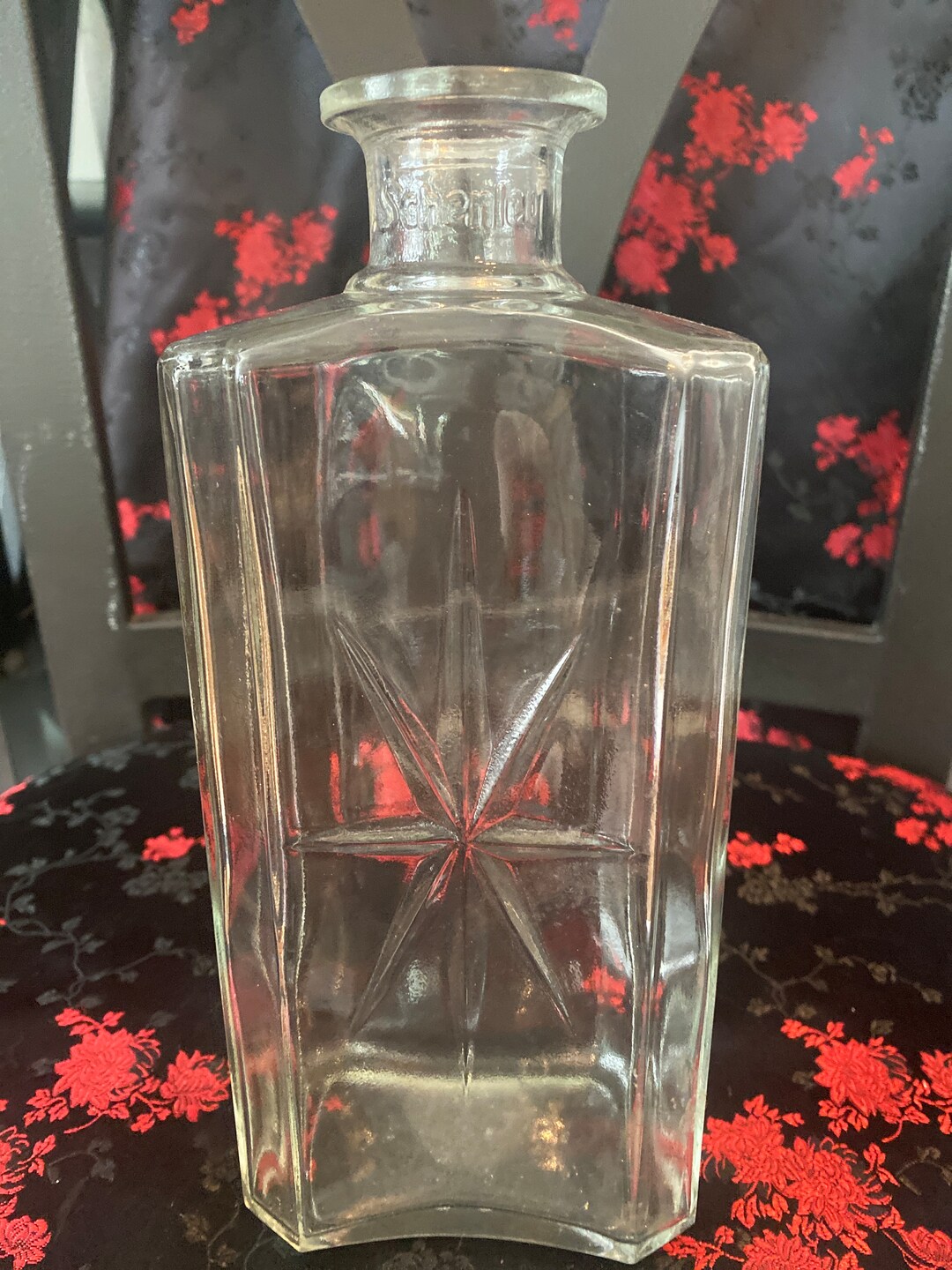 Vintage Schenley Whiskey Decanter Vintage Retro Atomic Star No Stopper ...