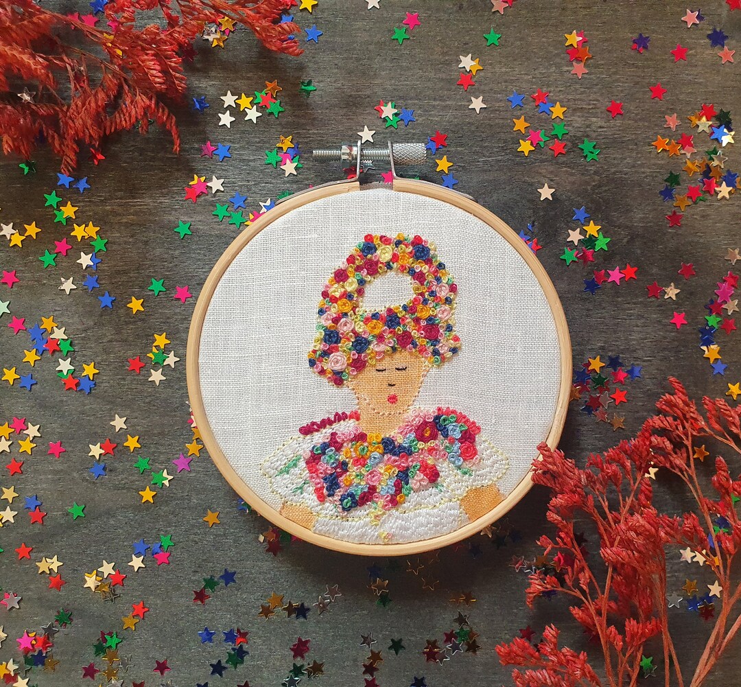 Dani Midsommar Hand-embroidered Frame, Wall Decoration, Handmade Gifts ...