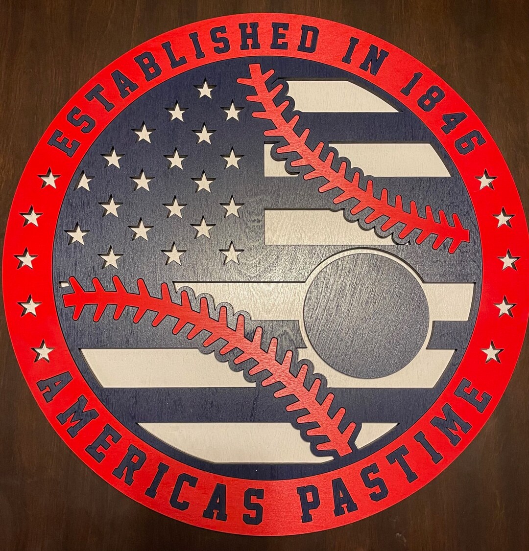 Baseball Sign SVG Laser File - Etsy