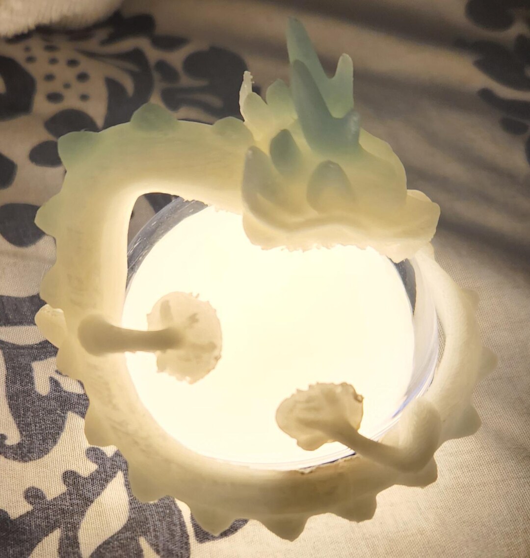 Olight Sphere Glow in the Dark Dragon Topper - Etsy