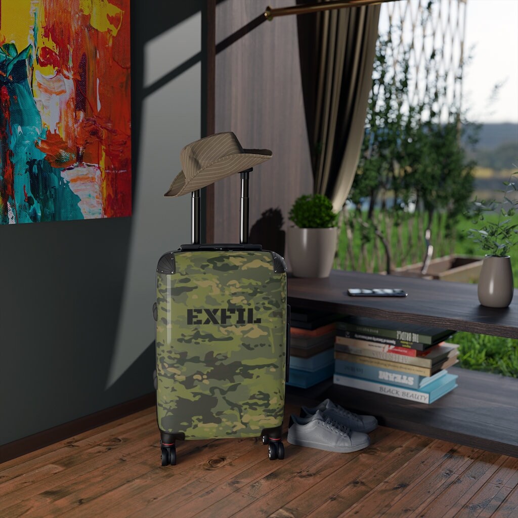 EXFIL Multicam Cabin Suitcase, Custom Military Style Luggage / Camo Bag ...