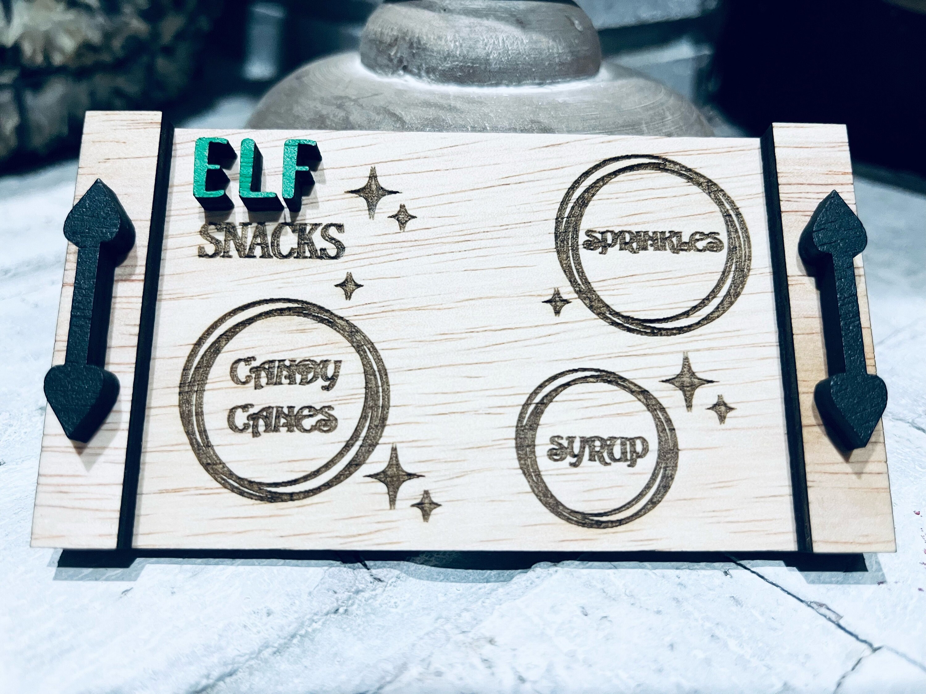 Play Snack Tray SVG File for Laser, Mini Charcuterie Board, Mini ...