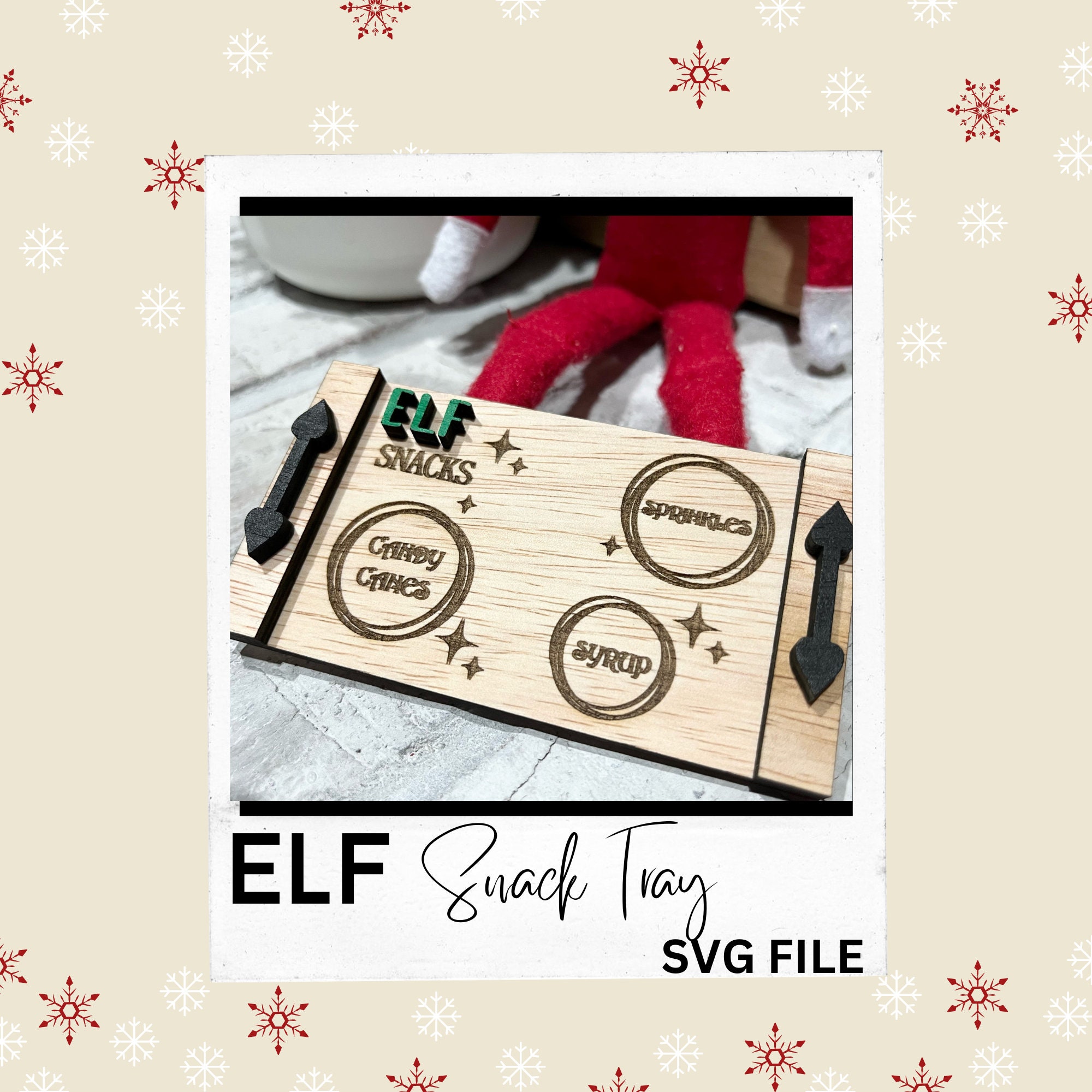 Play Snack Tray SVG File for Laser, Mini Charcuterie Board, Mini ...