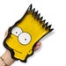 Bart Simpson Art/ Handmade Clay Ashtray With Bart Simpson/ the Simpsons ...