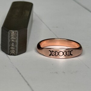 Handmade Copper Moon Phase Ring: Nature Inspired Jewelry - Etsy