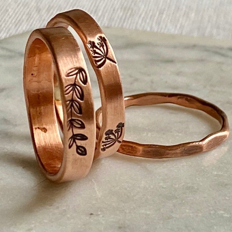 Women Copper Rings - Etsy