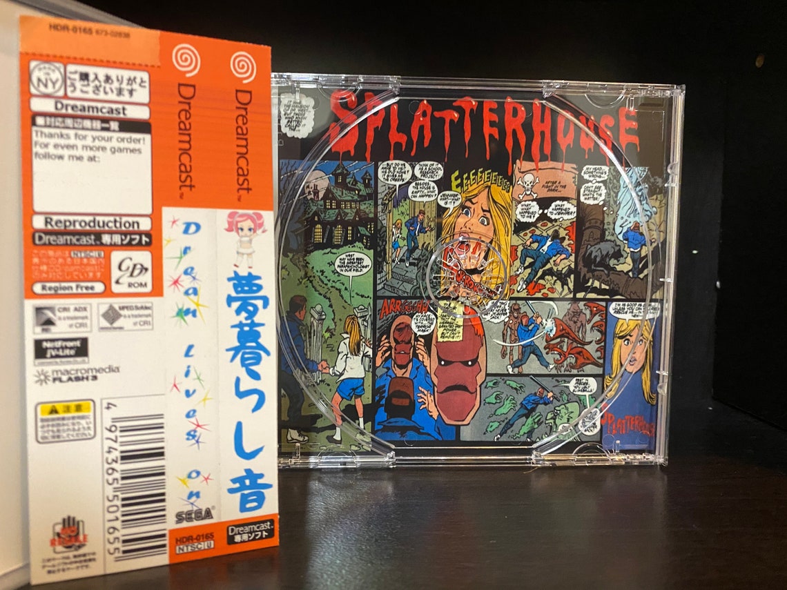 Splatterhouse Trilogy [sega Dreamcast] - Etsy