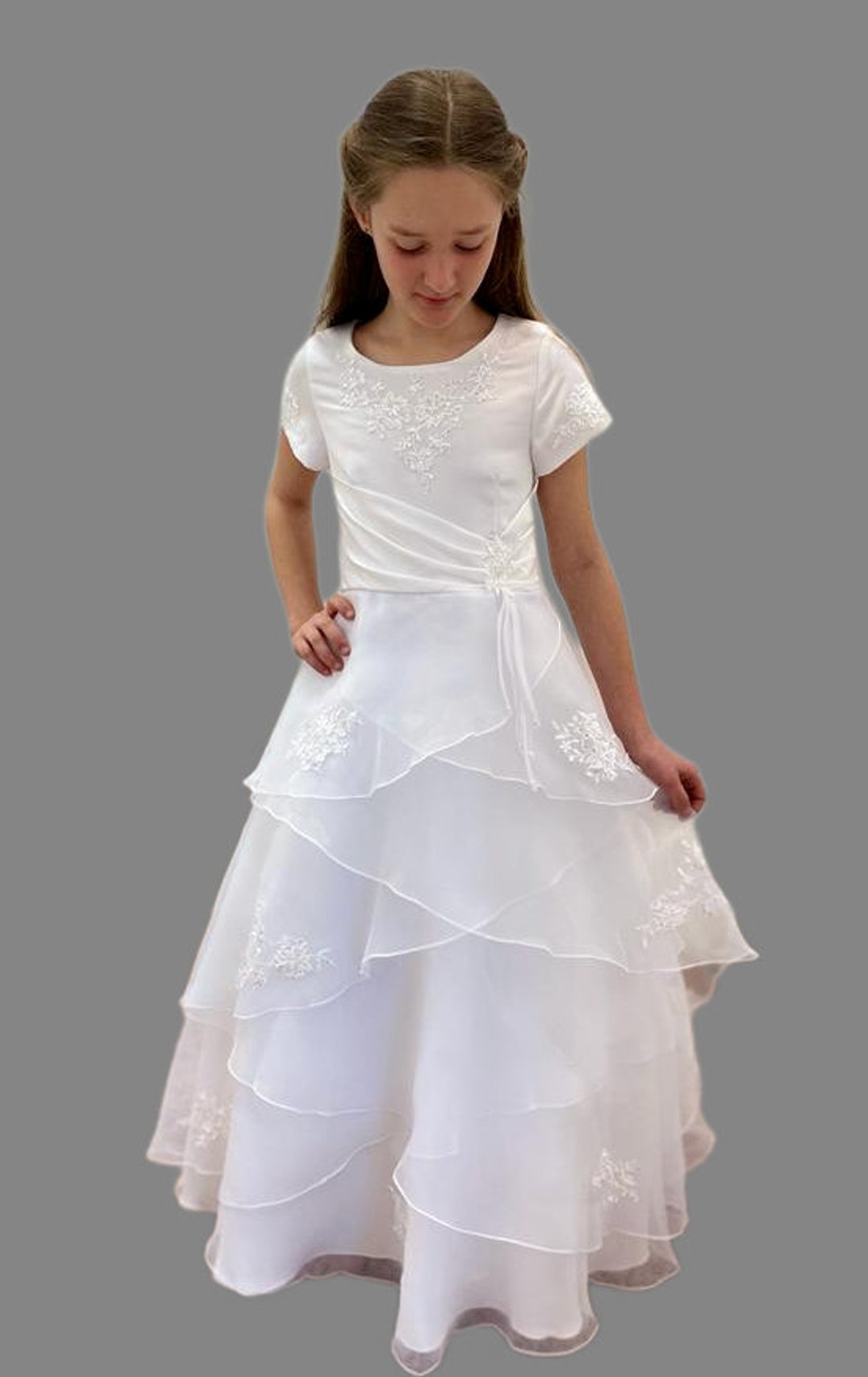 Communion Dress Communion Dress 128/1348 134/14010 - Etsy
