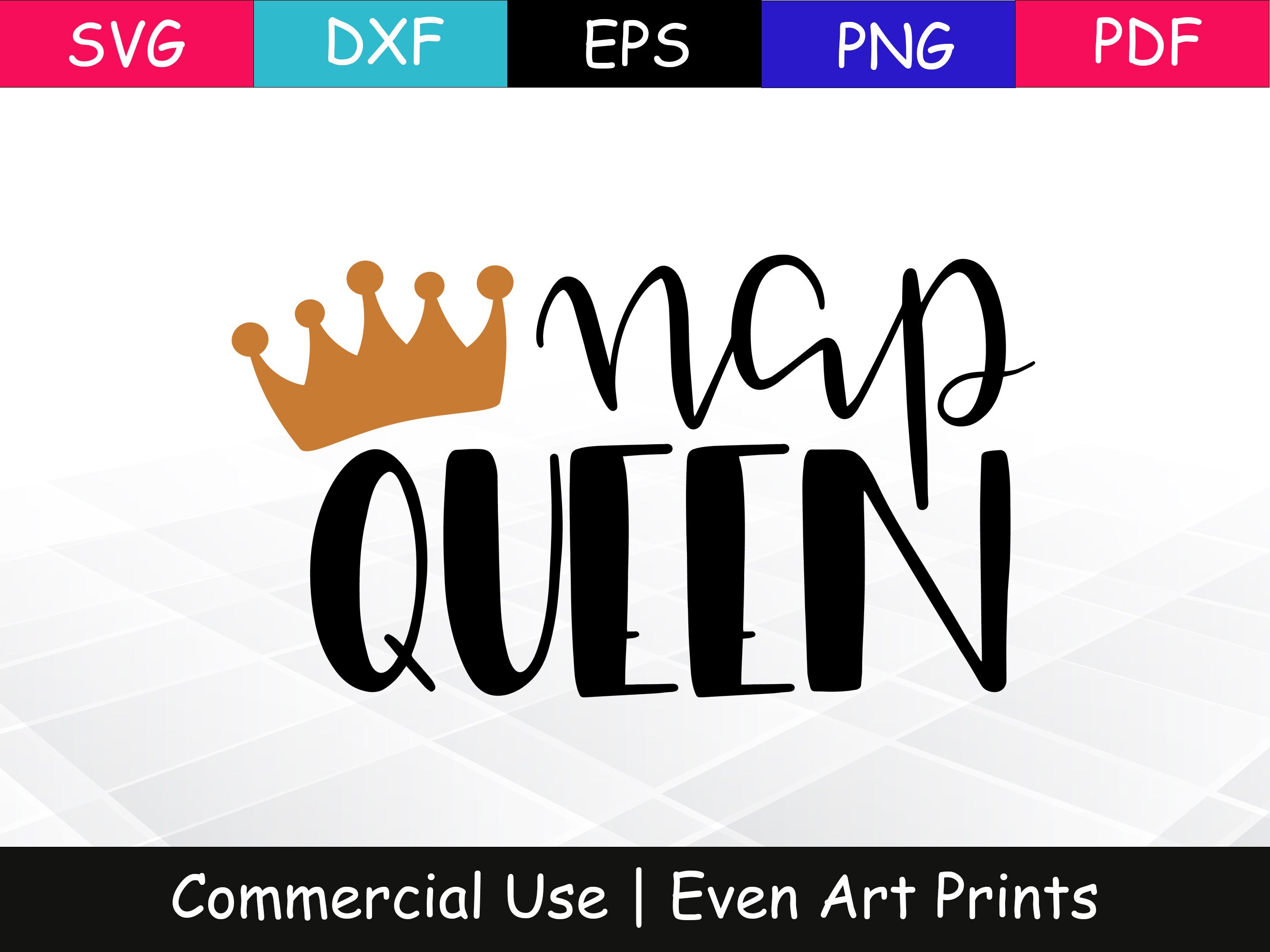 Nap Queen SVG Instant Digital Download Svg Dxf Eps Png | Etsy