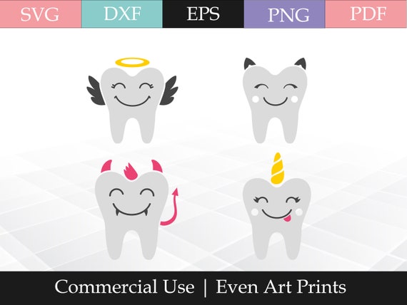 Fun Teeth SVG Teeth Svg Bundle Instant Digital Download | Etsy