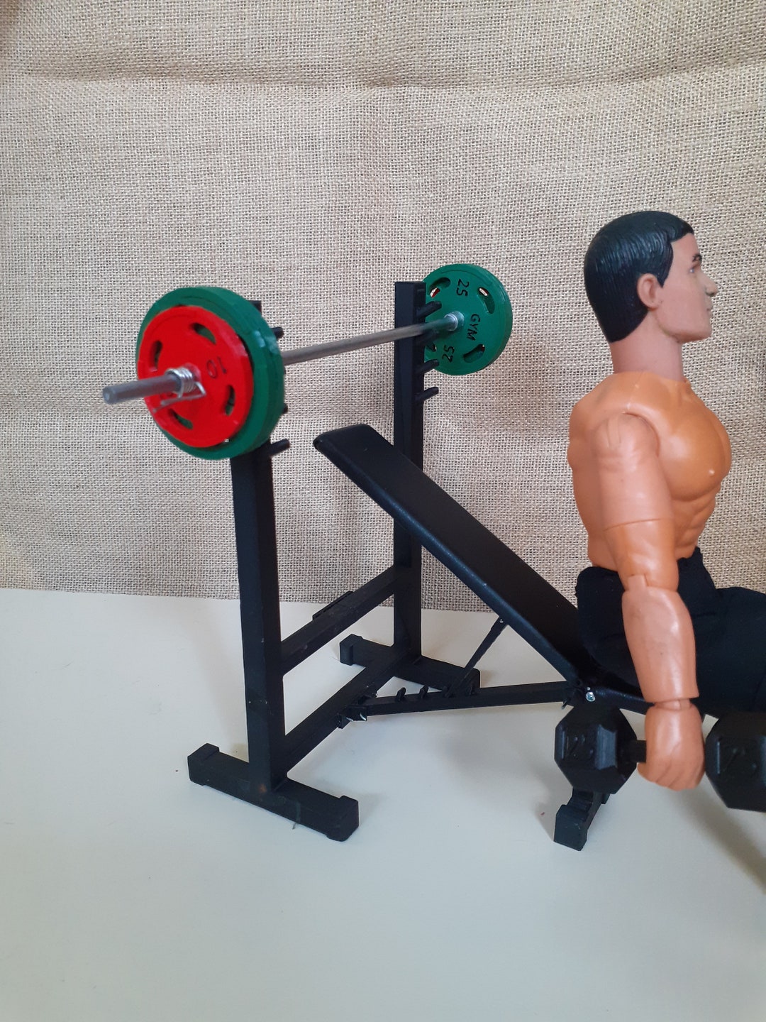 1/6 Scale Gym Equipment Bench Press - Etsy