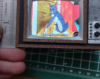 Tinytv®2 Working Vintage TV With Remote Custom Video for Models ...