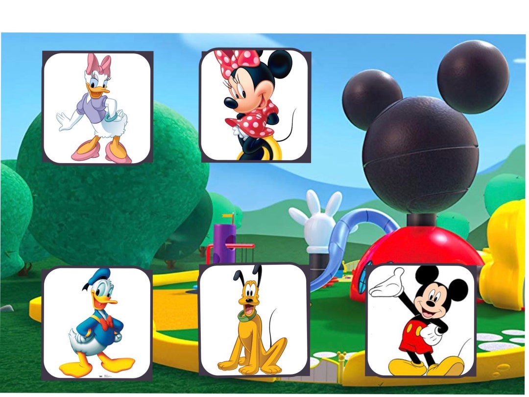 Mickey Mouse Clubhouse Token Board - Etsy Canada
