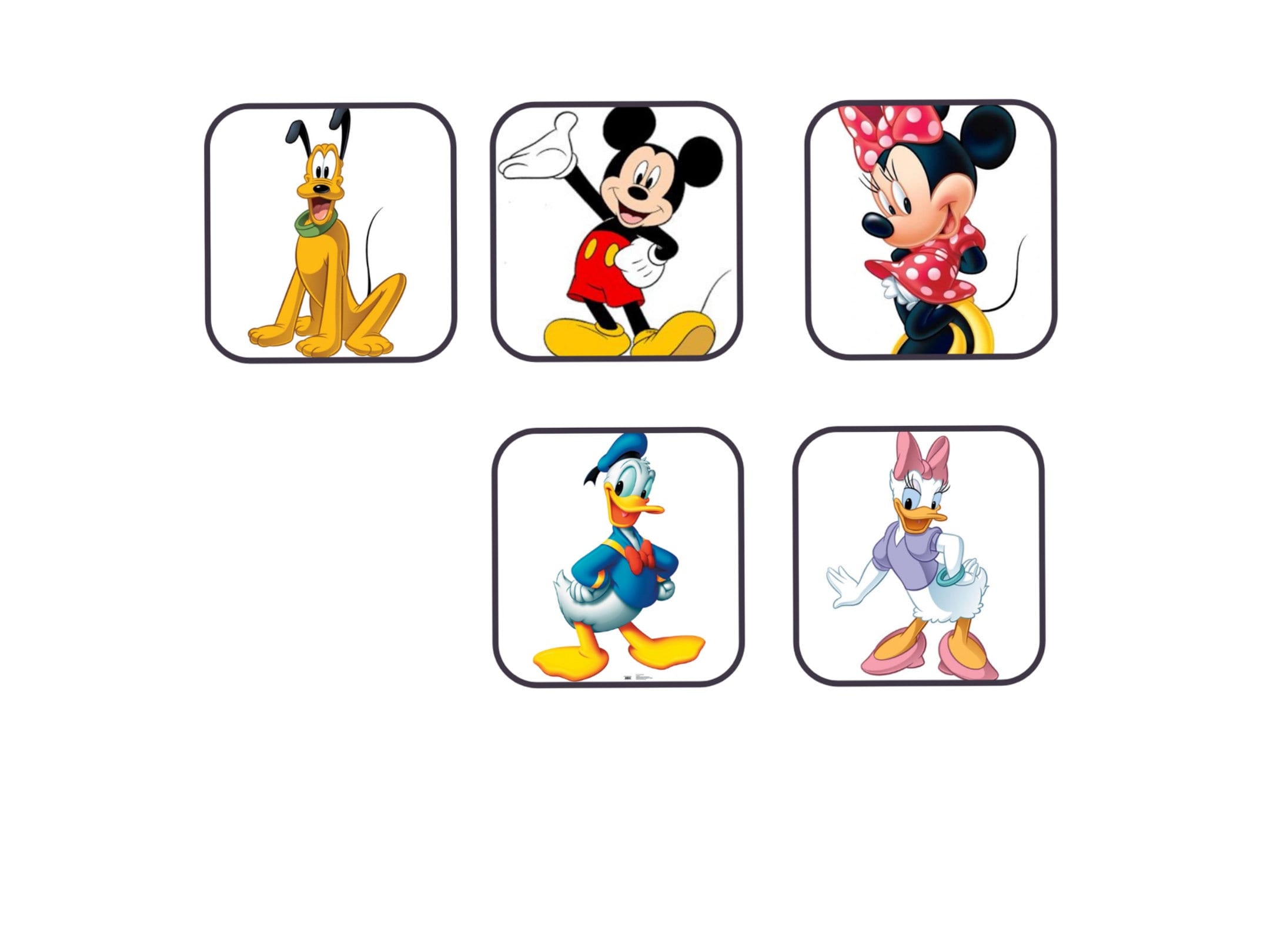 Mickey Mouse Clubhouse Token Board - Etsy