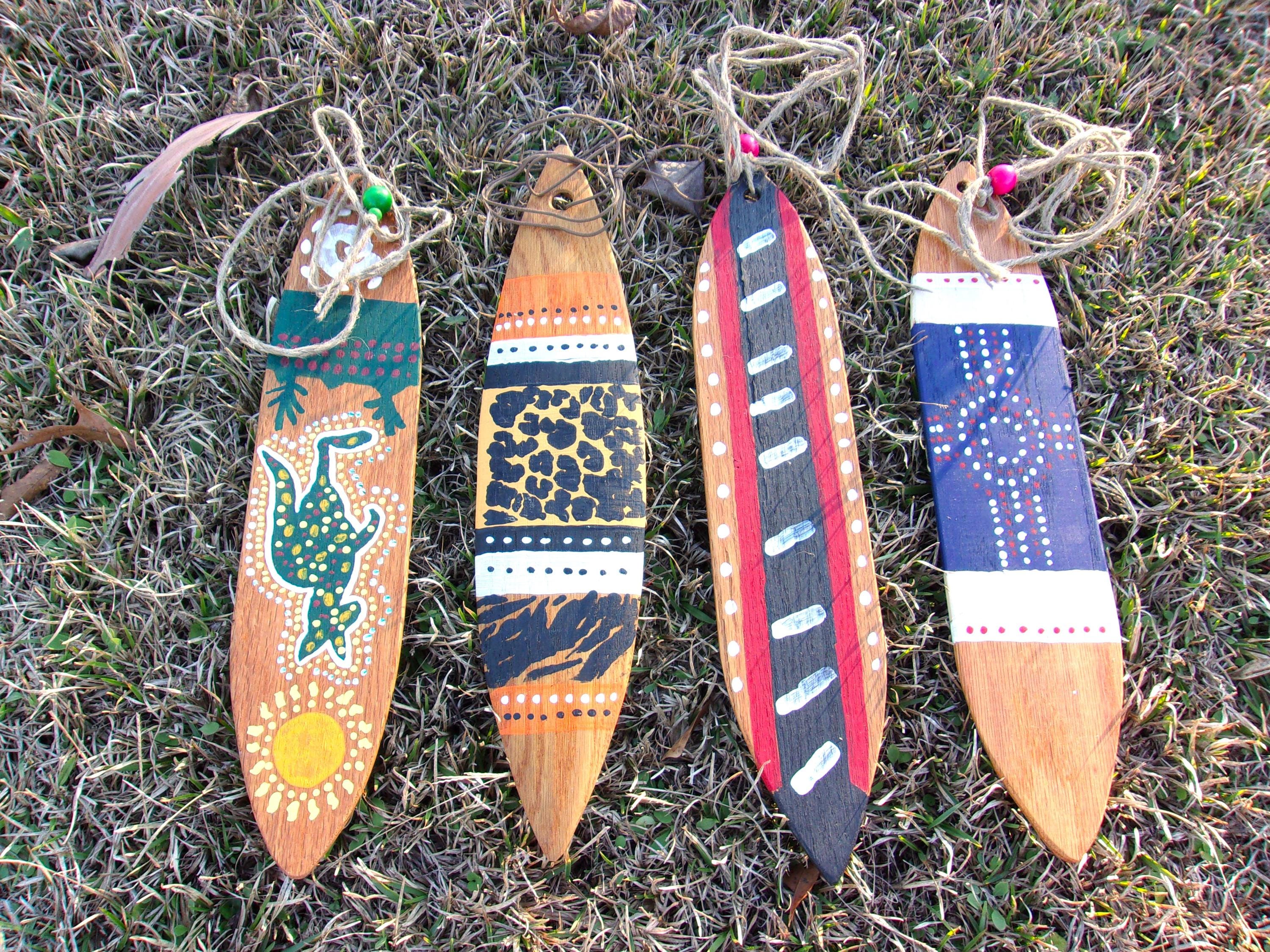 Hand-painted Oak Wood Bullroarer: Unique Musical Instrument Gift - Etsy