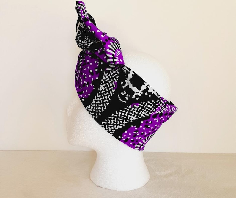 Wired Ankara Headband: Boho Chic African Print Hair Wrap - Etsy