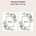 Printable Flower Planner Cover Page | 2022 - 2023 Instant Digital Page ...