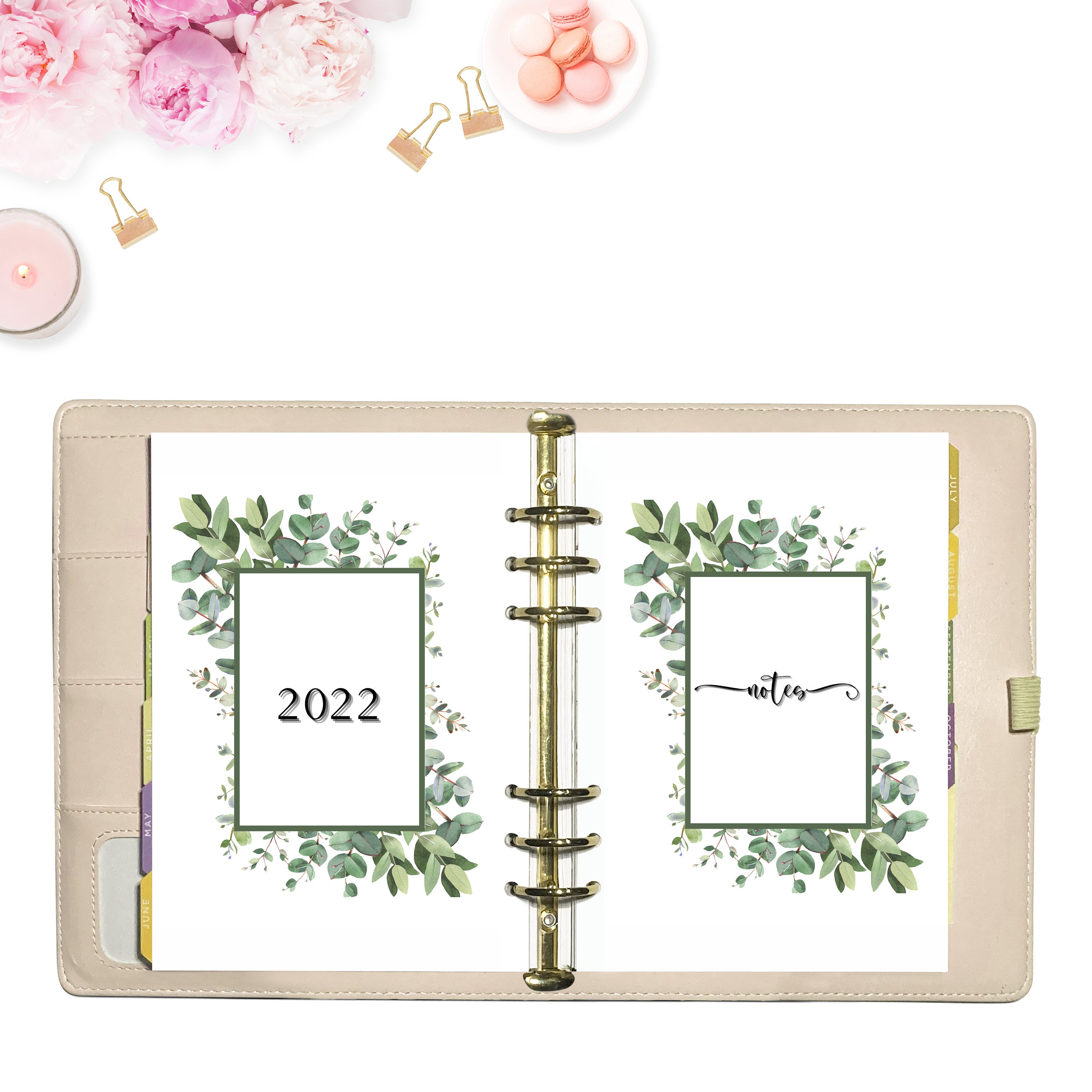 Printable Planner Cover Instant Download Binder Cover Notebook Cover ...